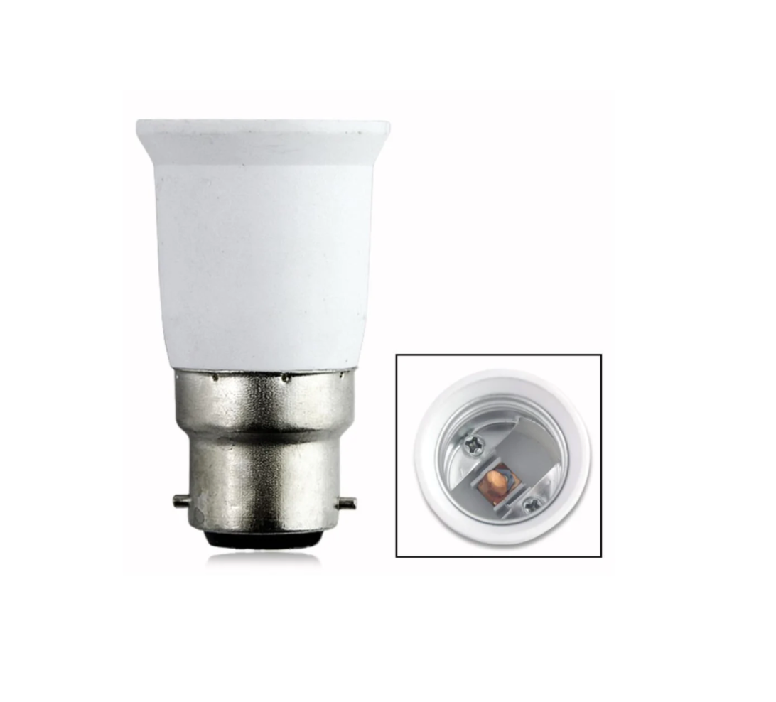 Övergång lamphållare från E27 sockel till B22 – Ledbruket.se